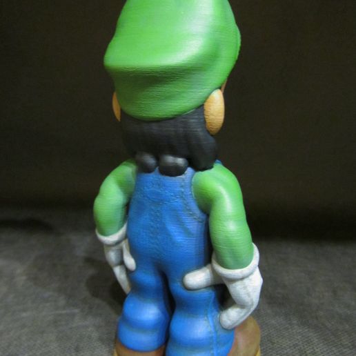 🗿 Luigi (Easy print no support)・ STL File for 3D printing・Cults