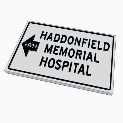 🎃 HADDONFIELD MEMORIAL STREET SIGN (HALLOWEEN) Display by ...