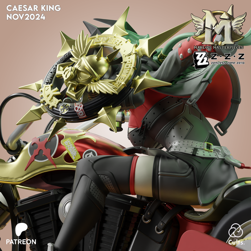 💤 ZZZ: Caesar King・ 3D File for 3D printing・Cults