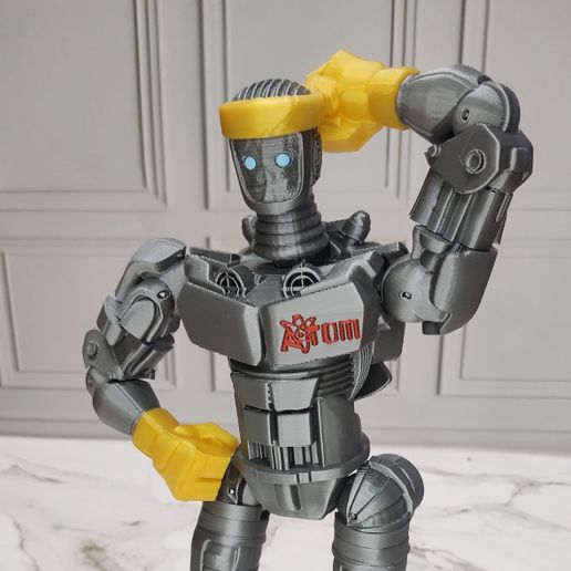 ⚛️ Atom Action Figure from Giants of Steel (Real Steel Movie)・ 3D File ...