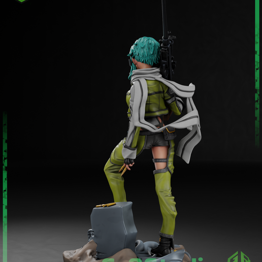 🗡️ Sinon - Sword Art Online - Gun Gale・ 3D File for 3D printing・Cults