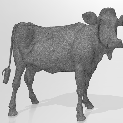 🐄 White Black Cow 3D Printable Model STL OBJ・ STL File for 3D printing ...