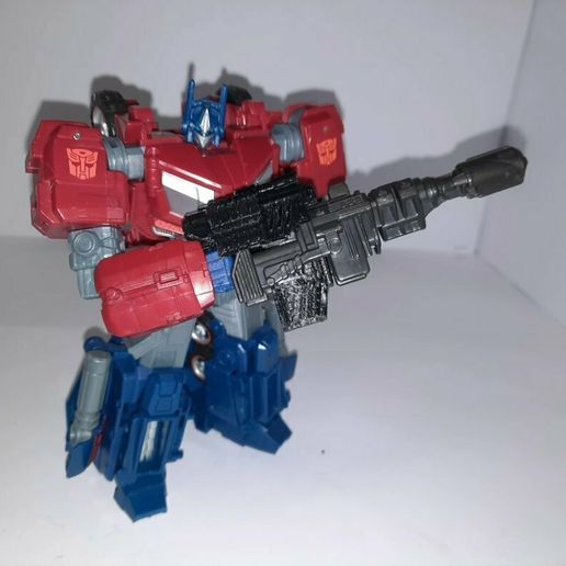 🤖 Transformers Gamer Edition Optimus Prime gun add-on・ STL File for ・Cults