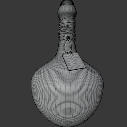 3D file Flask with poison 🎩 ・3D printing idea to download・Cults