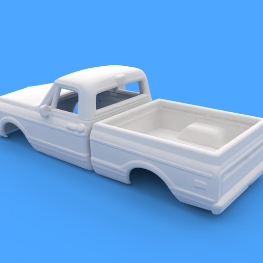 🚙 Chevrolet C10 Cheyenne Pickup 1971 – STL Body Model・ 3D File for 3D ...