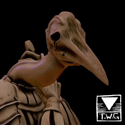 🍗 Gudfrid Resare, Just a Poultry Travelling Mercenary・Free 3D File for ・Cults