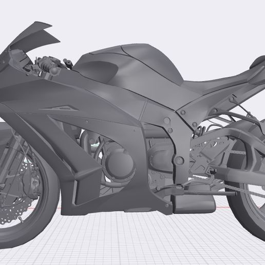 👾 Kawasaki - ZX10・ STL File for 3D printing・Cults