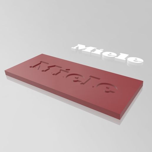 🏢 MIELE LOGO・ STL File for 3D printing and CNC machining - Laser ...