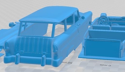 🚙 Chevrolet Nomad Wagon 1955 Printable Car・ 3D File for 3D printing・Cults