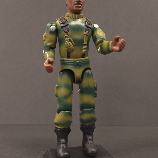 3D printed STALKER // GI Joe // O-Ring Action Figure • made with Elegoo ...