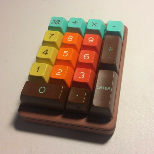⌨️ Number Pad Keyboard Case・Free 3D File for ・Cults