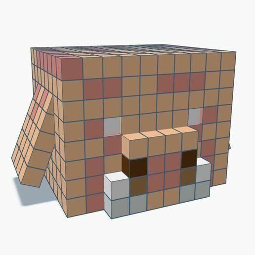 🧟 piglin head (and zombie)・Free 3D File for ・Cults