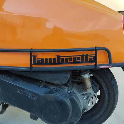 STL file Lambretta Scooter side panel logo 🛴 (STEP)・3D printing idea to ...