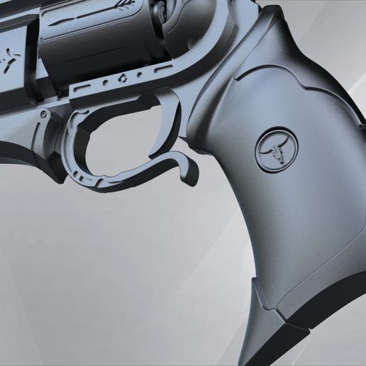Destiny 2 - Laconic exotic hand cannon・ 3D File for 3D printing and CNC ...
