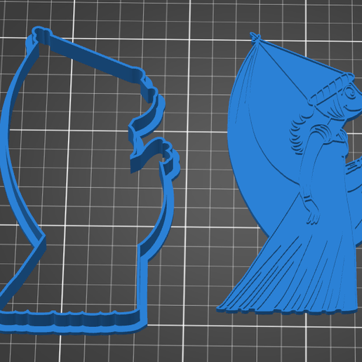 🍪 Bílá paní cookie cutter・ STL File for 3D printing・Cults