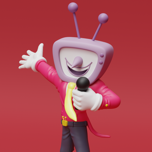 🎮 Mr. Tenna - Deltarune・ 3D File for 3D printing・Cults