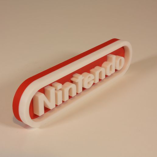 3MF file Nintendo Logo Desk Decoration 🏢 ・3D printer model to download ...