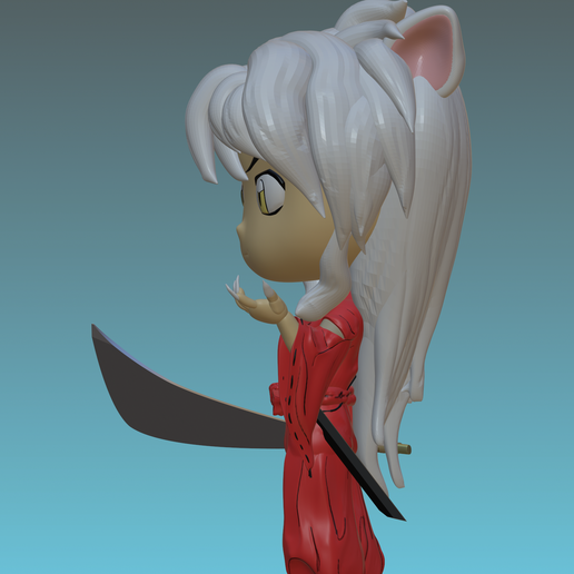 👽 Inuyasha・ STL File for 3D printing・Cults