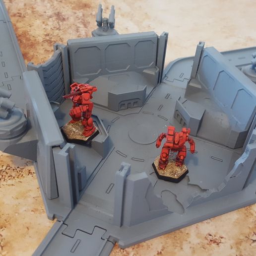 🎲 Battletech - Garrison (destructible)・ STL File for ・Cults