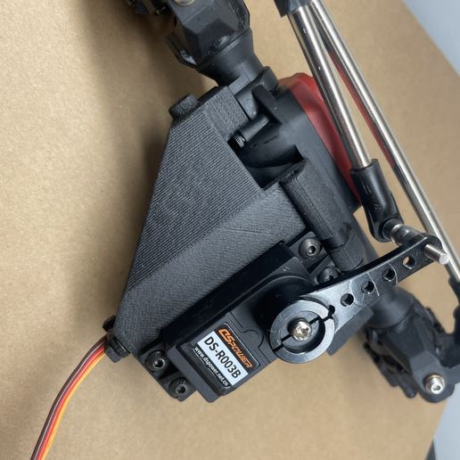 STL file Trx 4 / Trx 6 BTA Servo Mount 👽 ・Template to download and 3D ...