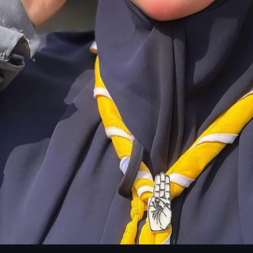 Scouts Woggle hand sign・ STL File for 3D printing・Cults