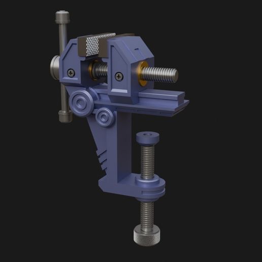 🧑‍🔧 Mini Bench Vise Portable・ 3D File for 3D printing・Cults