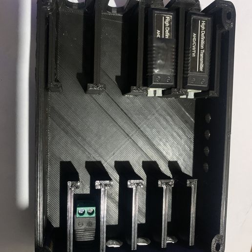 📷 organizador para balun camaras cctv・Archivo STL para Impresión 3D・Cults