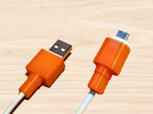 3MF file USB and USB-C cable protector 💾 ・Model to download and 3D ...