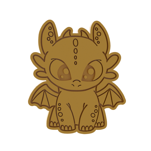 🍪 Toothless Cookie Cutter (How To Train Your Dragon)・ STL File for ・Cults