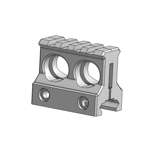 🔫 Picatinny Rail Riser・Archivo STL para Impresión 3D・Cults