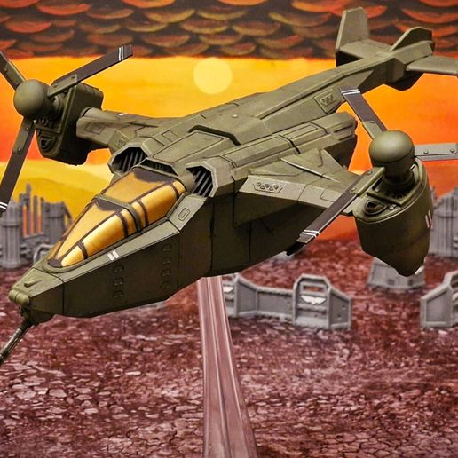 🔨 Imperial Dropship・ 3D File for 3D printing・Cults