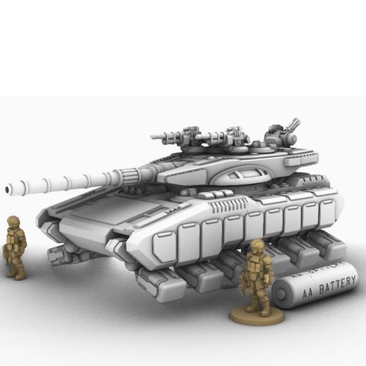 🪖 Colonial Main Battle Tank (28mm and 15mm Bundle)・ 3D File for 3D ...