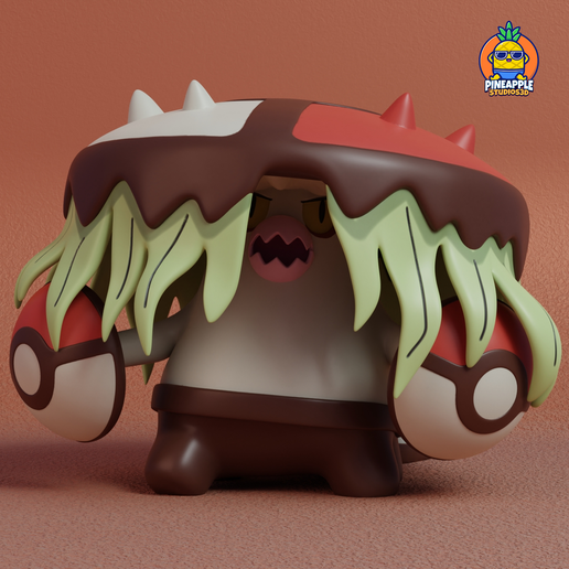 🐉 Pokemon - Brute Bonnet・ STL File for 3D printing・Cults