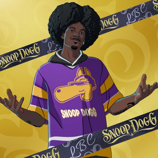 👨 Snoop Dogg LBC 93 Low Poly・ STL File for 3D printing・Cults