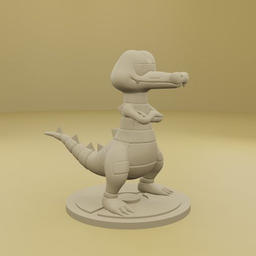 🐉 Pokemon No. 552 Krokorok・ STL File for 3D printing・Cults