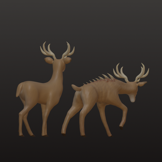 🦌 Not Deer・ STL File for 3D printing・Cults