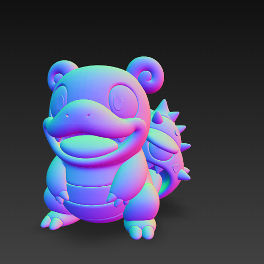 🐉 Pokemon Slowpoke evolution pack x 3 units・ STL File for 3D printing・Cults
