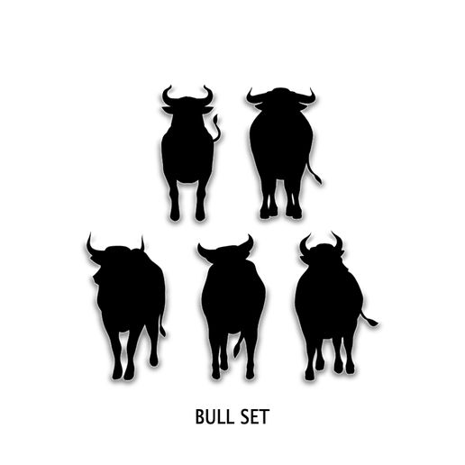 3D file Bull Front Set 🐂 ・3D printing template to download・Cults