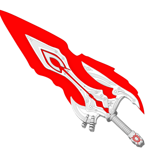 3D file Rain's Crimson Sabre Great sword | Final Fantasy Cosplay | By ...