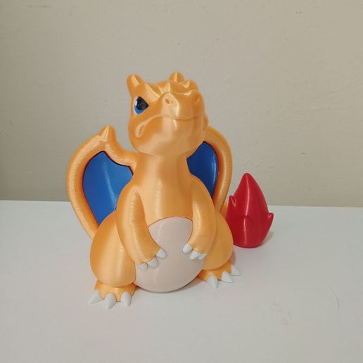 🐉 Multicolored Charizard・ STL File for 3D printing・Cults