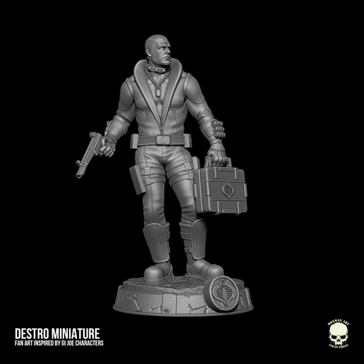 🎨 Destro miniature Fan Art 3D printable files・ STL File for 3D printing ...