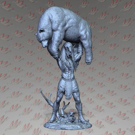 👽 FERAL PREDATOR・ 3D File for 3D printing・Cults