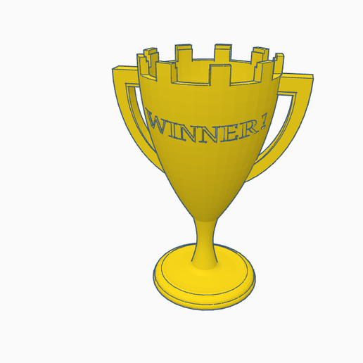 STL file winner trophy 🏆 ・3D printing idea to download・Cults