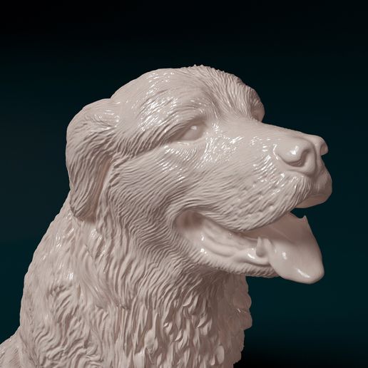 🐕 Pyrenean dog・ STL File for 3D printing・Cults