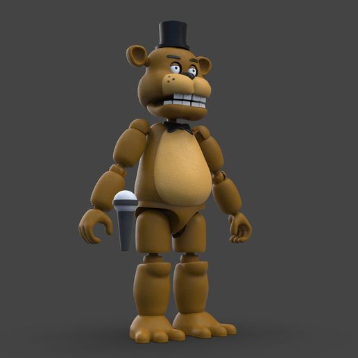 👧 FIVE NIGTHS AT FREDDY'S FREDDY FAZBEAR articulated figure・ STL File ...