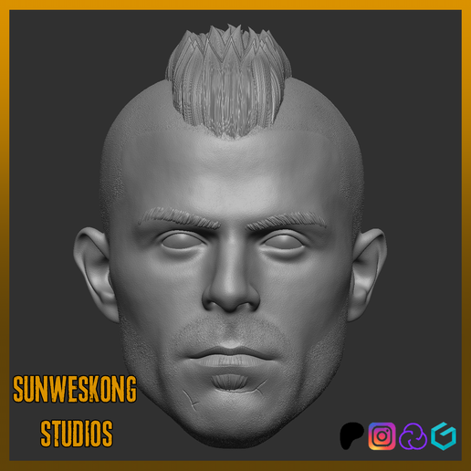 🤙 Call Of Duty Modern Warfare 3 2023 John "Soap" Mactavish Headsculpt ...