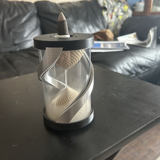 3D printed Infinity Hourglass Backflow Burner • made with Elegoo Neptune 4 Pro・Cults