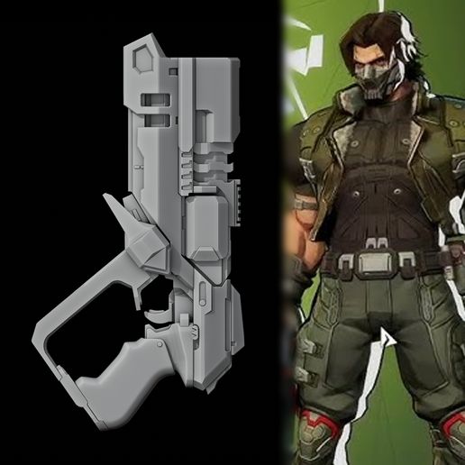 🫡 Winter Soldier - Gun - Marvel Rivals - Cosplay・ STL File for 3D ...