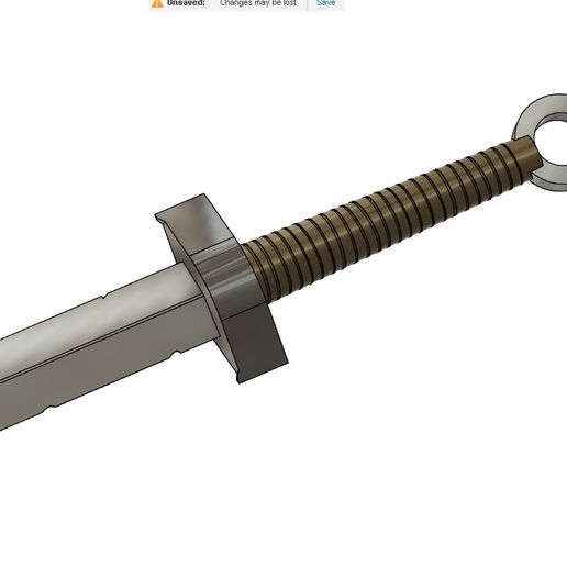 🗡️ Straight Sword Hilt・Free STL File for 3D printing・Cults