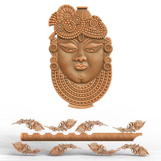 Archivo 3D 3D Model STL File for CNC Router Laser & 3D Printer 4626 Theme India 32 📁 ・Objeto ...